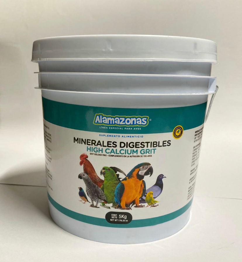 Minerales Digestibles High Calcium Grit Calcio – Alamazonas